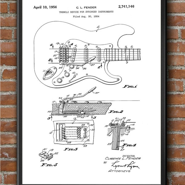 Vintage Fender Poster - Etsy