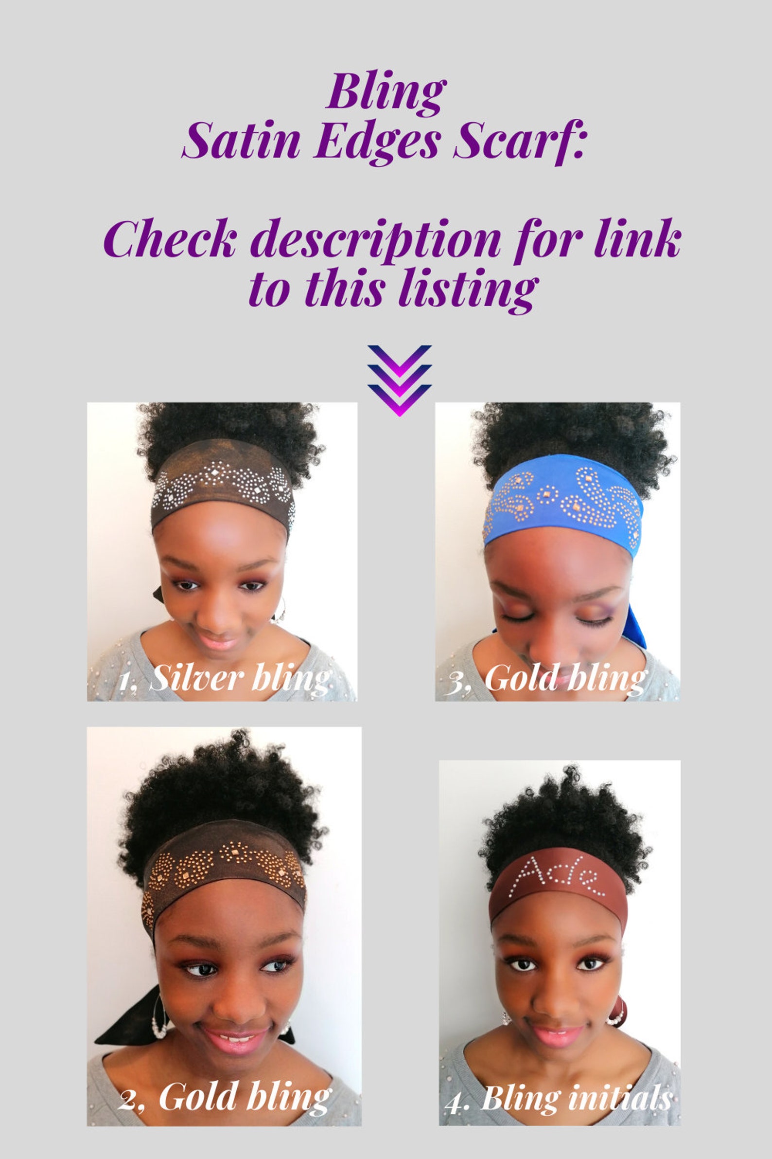 Satin Edge Scarf Satin Headband hair Protection Long Satin - Etsy
