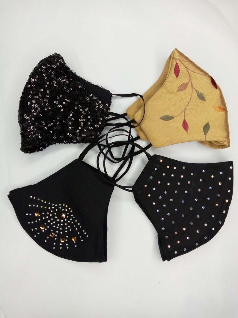 Designer Face mask reusable with filter pocket nose bridge | Etsy