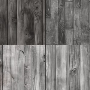 12 Rustic Gray Wood Texture Seamless Background, Shabby Chic Distressed ...