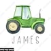 Personalized Tractor PNG: Custom Kid Name Design (digital File) - Etsy