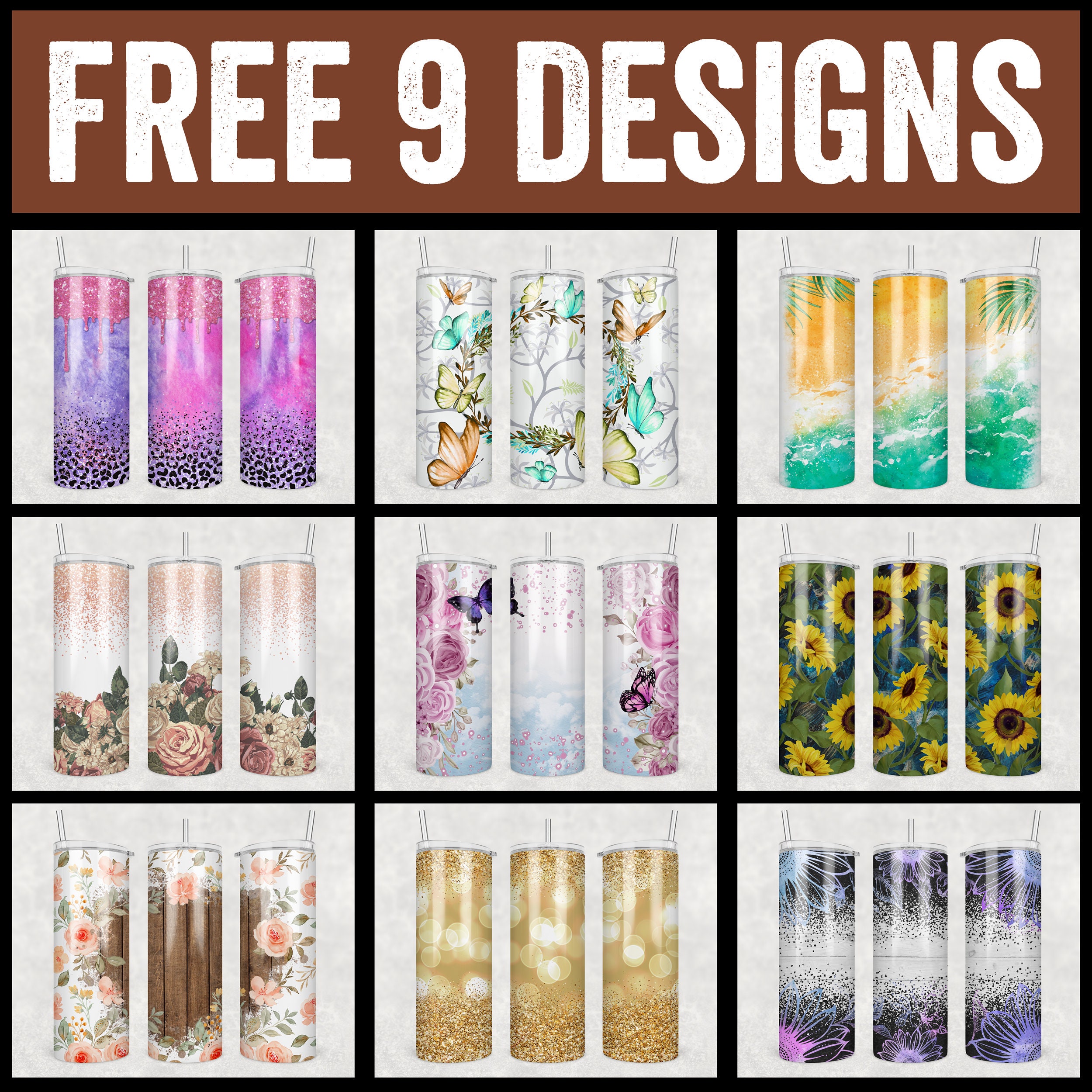 Boho Daily Reminders Affirmations Tumbler, Motivation Inspirational ...