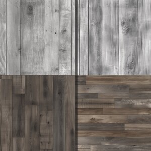 12 Rustic Gray Wood Texture Seamless Background, Shabby Chic Distressed ...