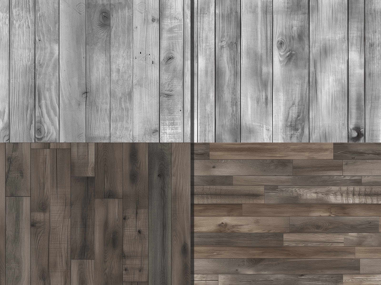 12 Rustic Gray Wood Texture Seamless Patterns Shabby Chic - Etsy