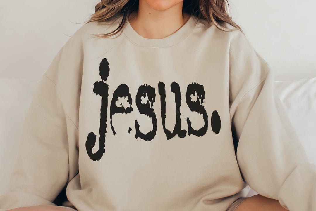 Jesus, Retro Typewriter Design, Christian Png, Retro Graphic PNG ...