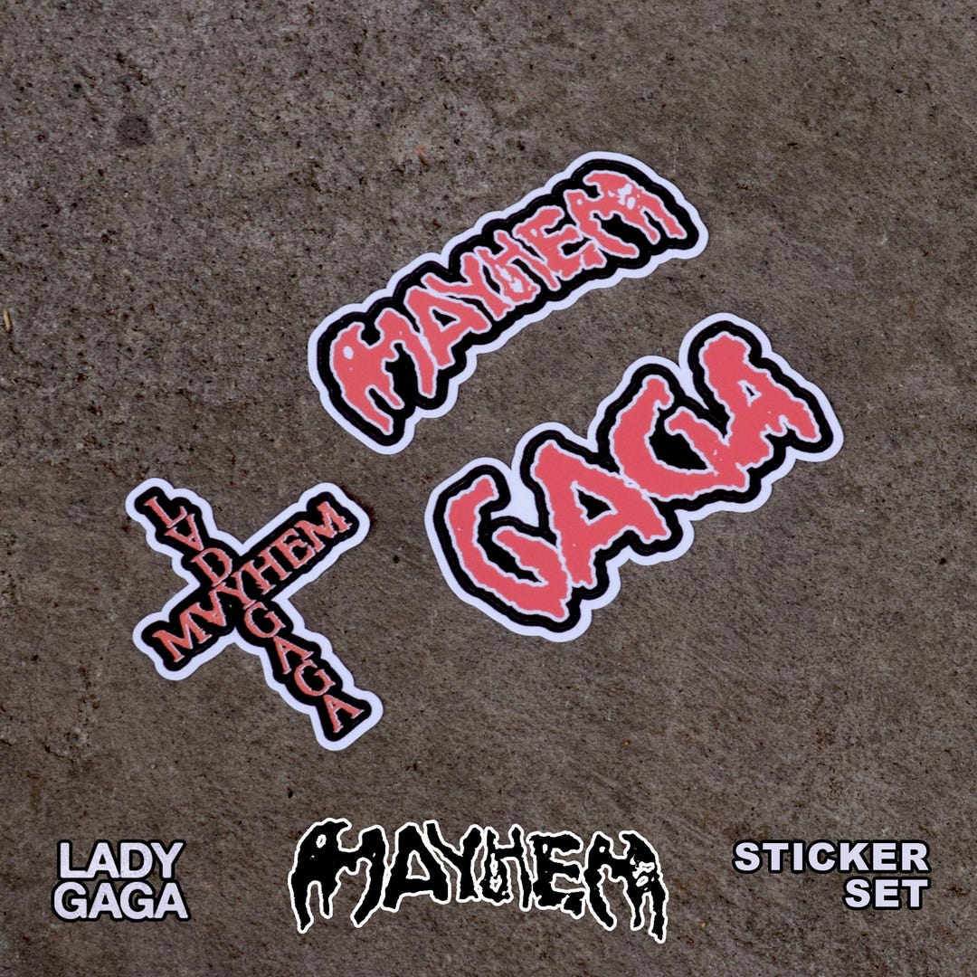 Lady Gaga Mayhem | Abracadabra | Disease Sticker Set - Etsy