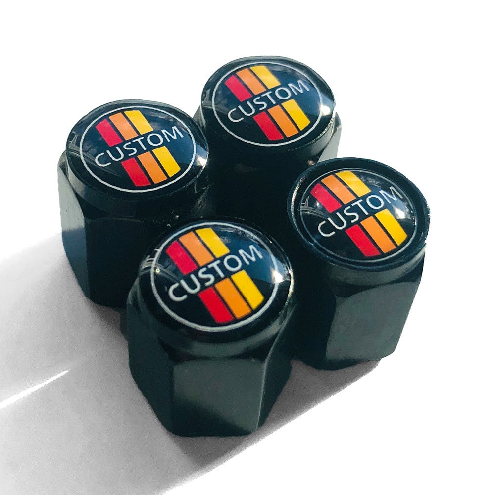 Custom Tire Valve Stem Caps set of 4 - Etsy