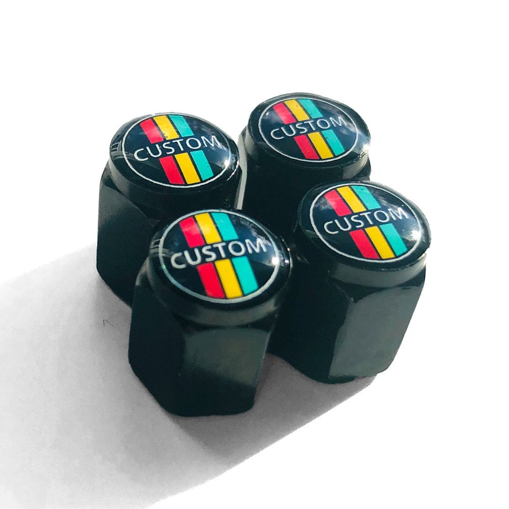 Custom Tire Valve Stem Caps set of 4 - Etsy