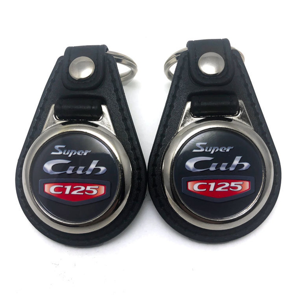 2-pack of Key Rings for Honda Super Cub C125 Keychain Fob - Etsy