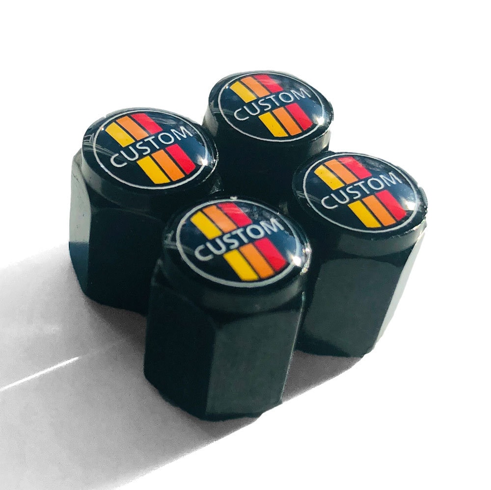 Custom Tire Valve Stem Caps set of 4 - Etsy