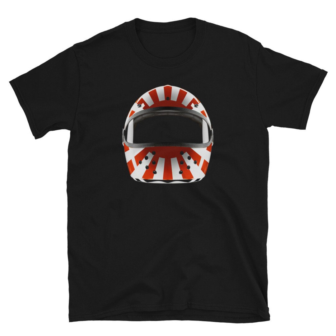 Japanese Rising Sun Motorcycle Helmet Short-sleeve Unisex T-shirt - Etsy