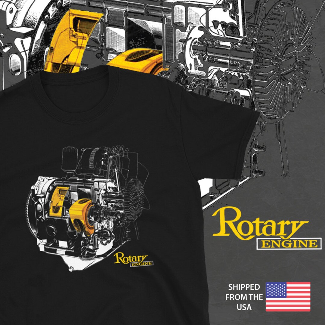 Mazda Rx-7 12A Rotary Engine Cutaway Short-sleeve Unisex T-shirt - Etsy