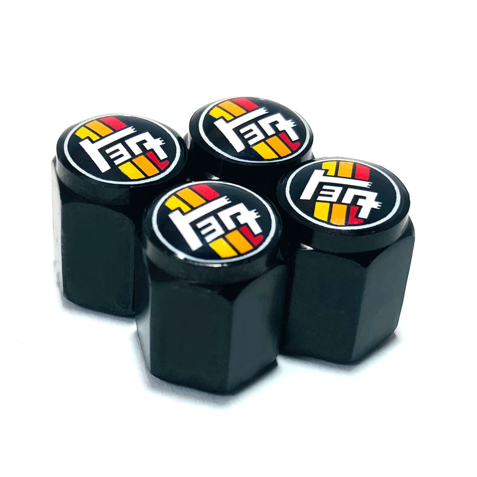 Tire Valve Stem Caps for Retro Toyota Teq Logo Land Cruiser (set of 4 ...