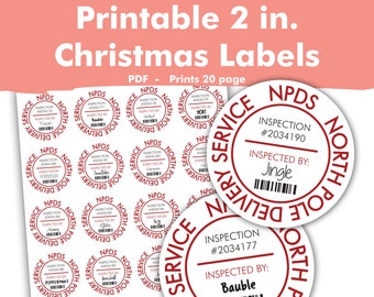 Elf Inspection Sticker - Etsy