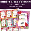 Printable Valentines Day Favor Handout Classroom Cards Race Car Instant ...