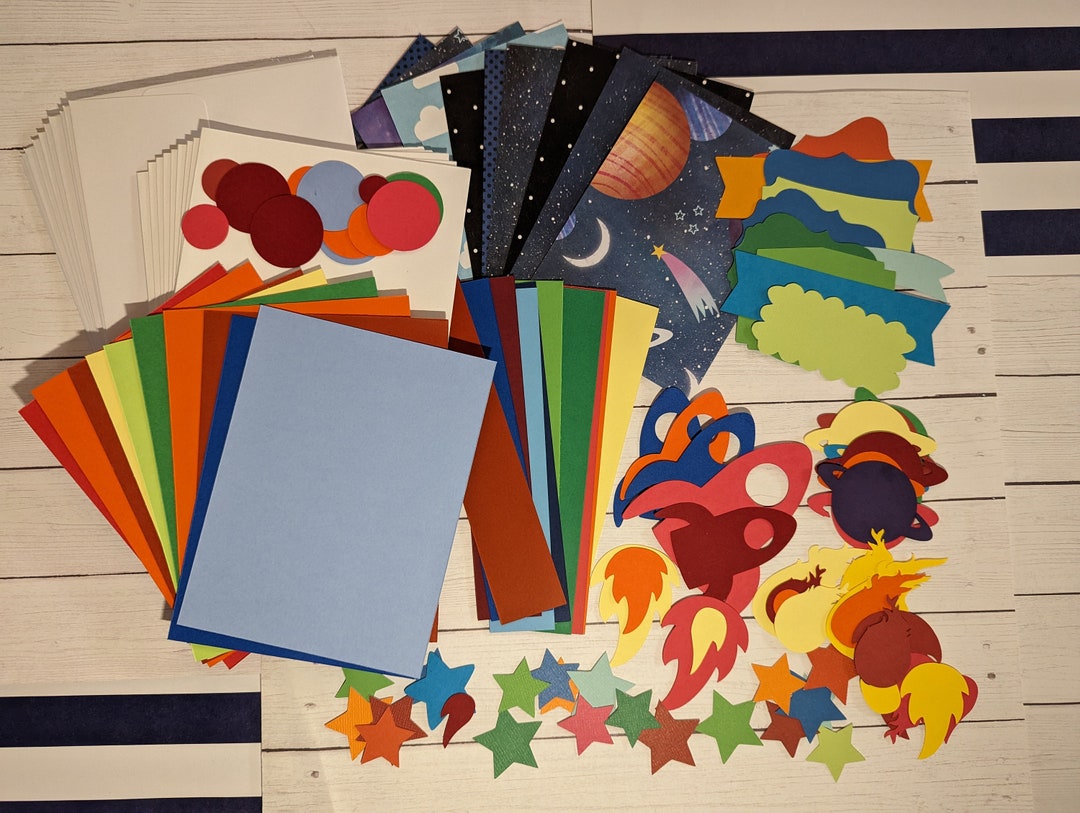 Outer Space Card Making Kit for Kids DIY Teen Beginner Craft - Etsy