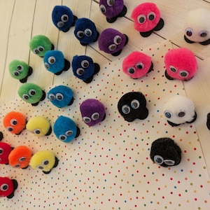 Classroom Pack Set of 30 Warm Fuzzy Critters With Poem, Pom Pom ...