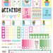 Printable Llama and Cactus Planner Stickers Weekly Theme Calendar ...