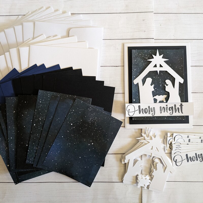 Nativity Cards - Etsy