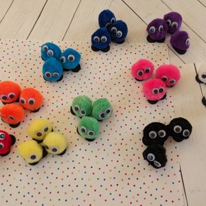 Classroom Pack Set of 30 Warm Fuzzy Critters With Poem, Pom Pom ...