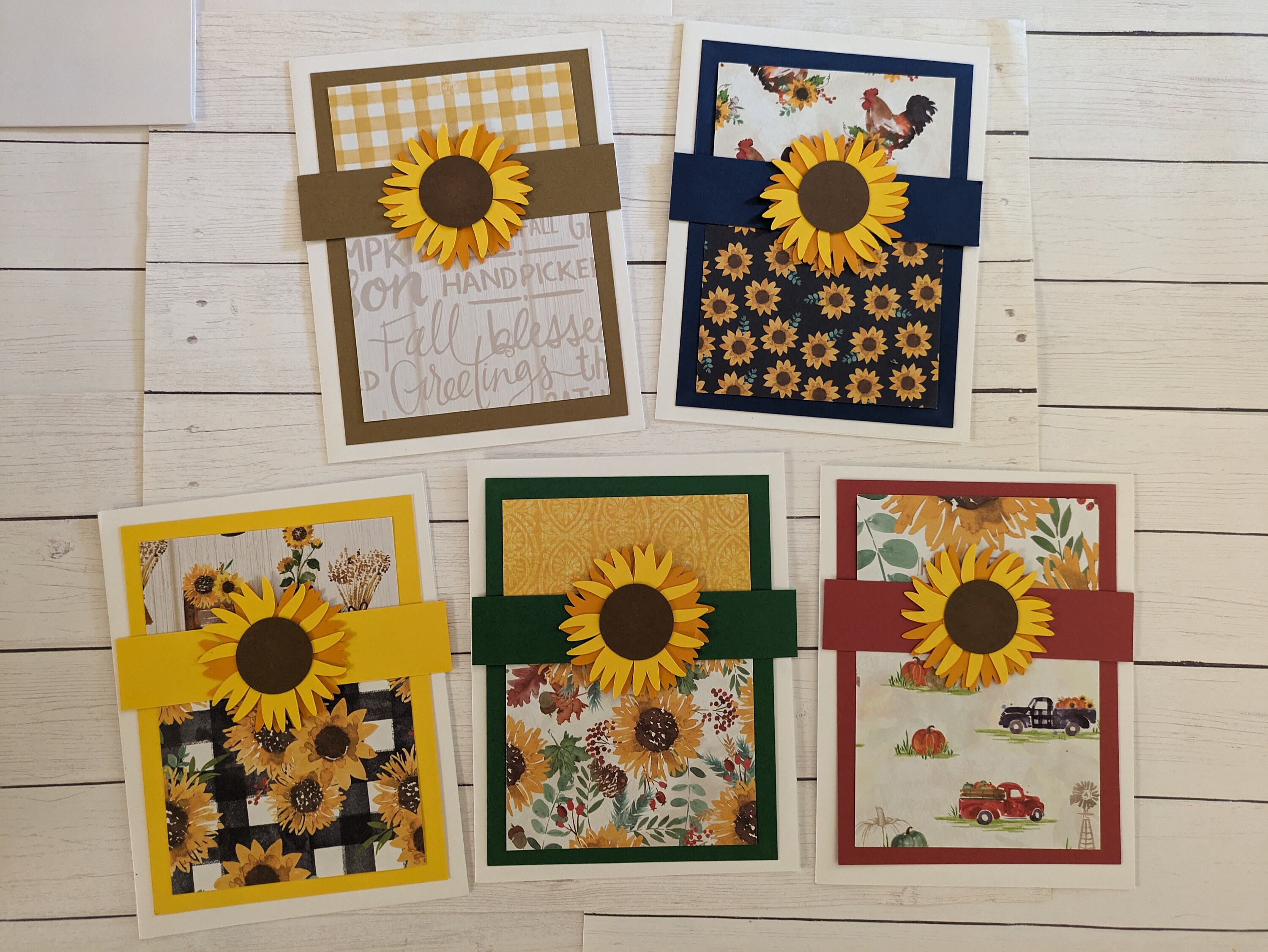 DIY Fall Cardmaking Kit for Kids or Adults, Set of 10, Autumn Kid ...