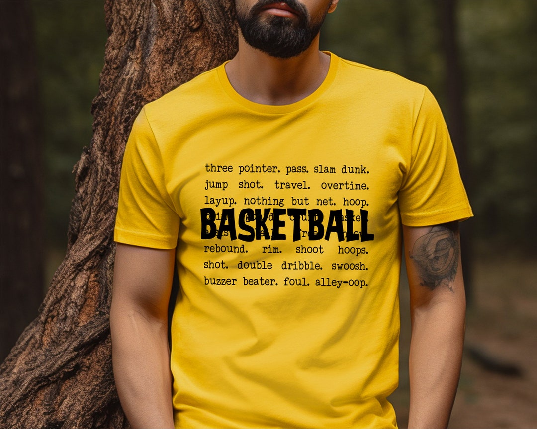 Basketball Words Screen Print Transfer Ready to Press, Ready to Ship ...