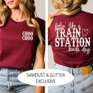 Feelin Like a Train Station Kinda Day Screen Print Transfer Ready to ...