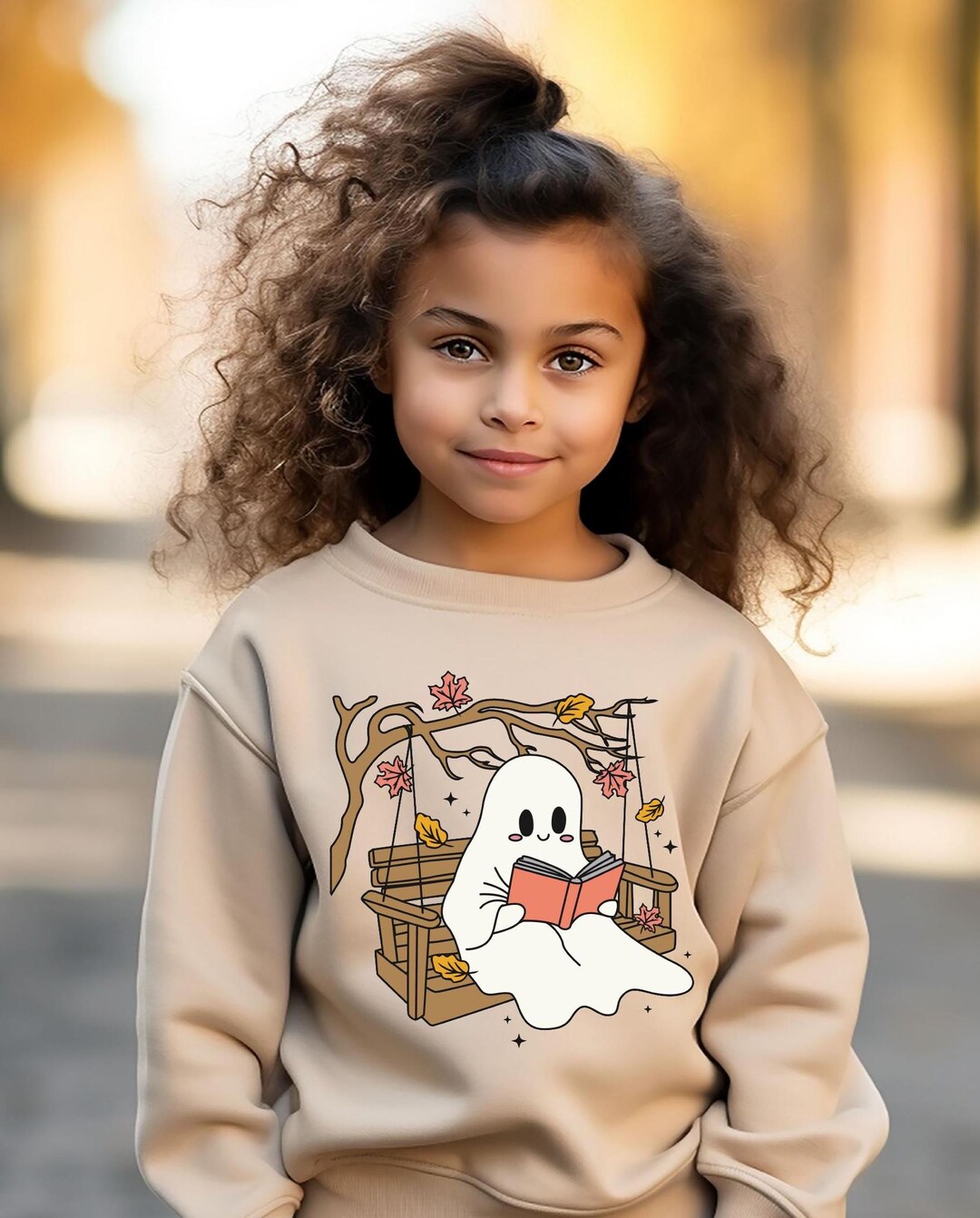 Spooky Reader RTS Dtf Ready to Press, Cute Fall Transfer, Pumpkin Spice ...