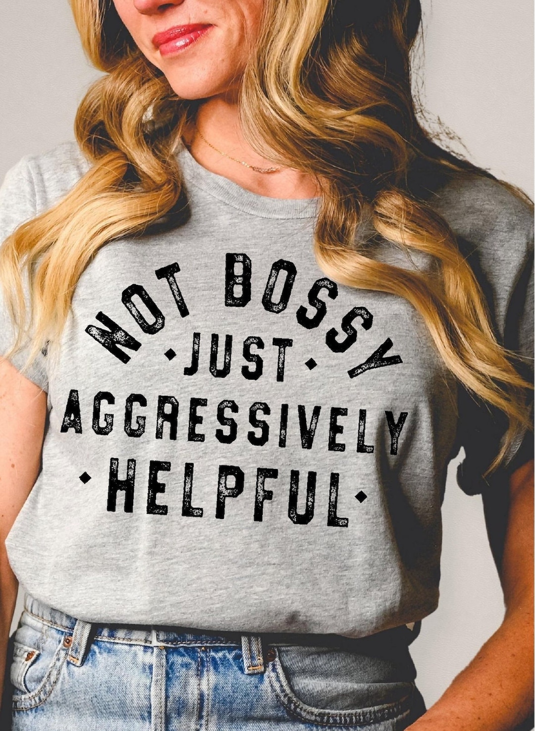 Not Bossy, Just Aggressively Helpful Screen Print Transfer, Cute Easy ...