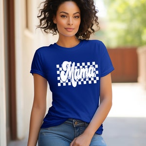 Mama Checkered Retro Screen Print Transfer, Ready to Press, Ready to ...