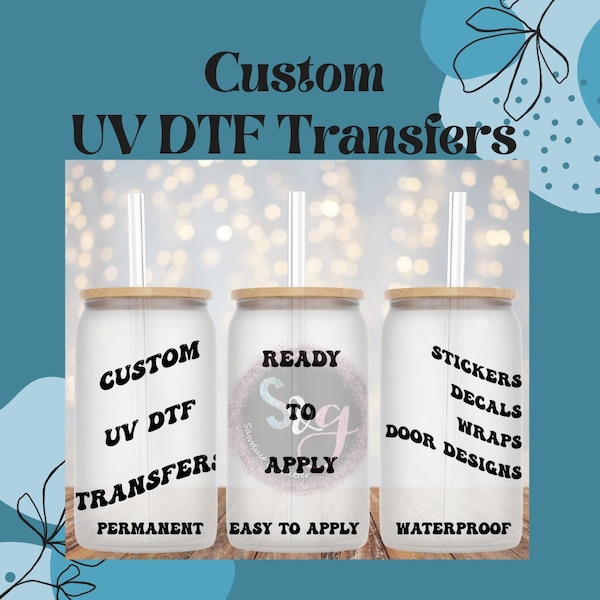 Custom Uv Dtf Transfers - Etsy