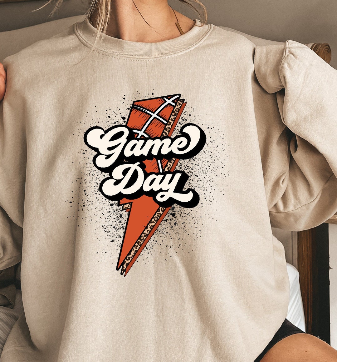 RTS Dtf Game Day Lightning Bolt Basketball Ready to Press, RTS, Cheetah ...