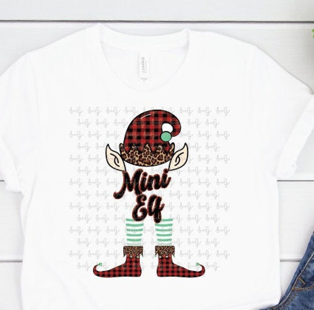 Mini Elf Christmas Sublimation Transfer | Santa | Cute Christmas ...