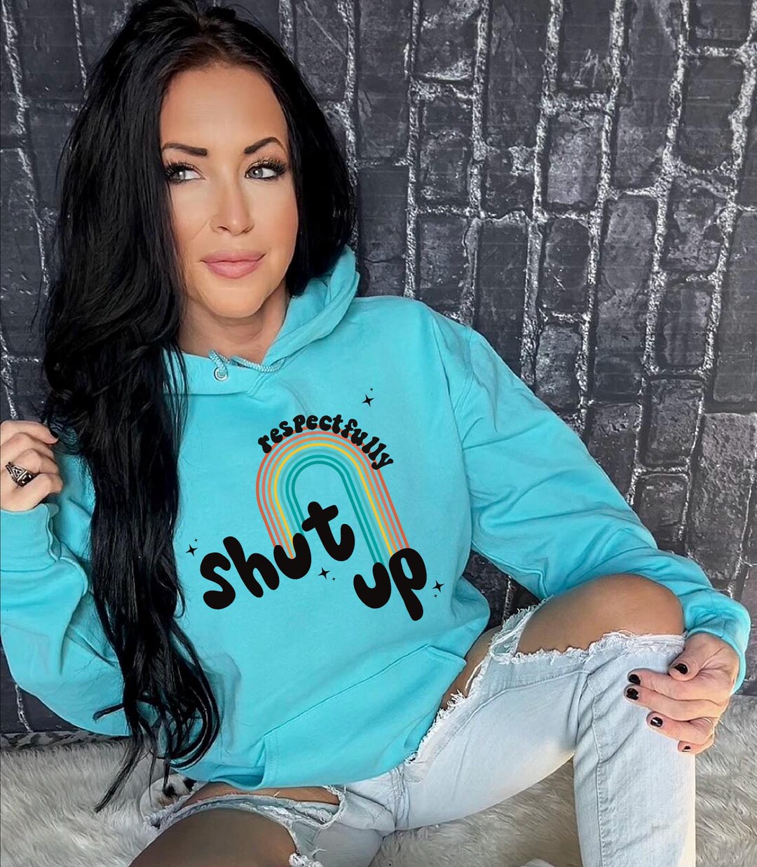 Respectfully Shut up DTF Transfer Ready to Press, Cute Transfers ...