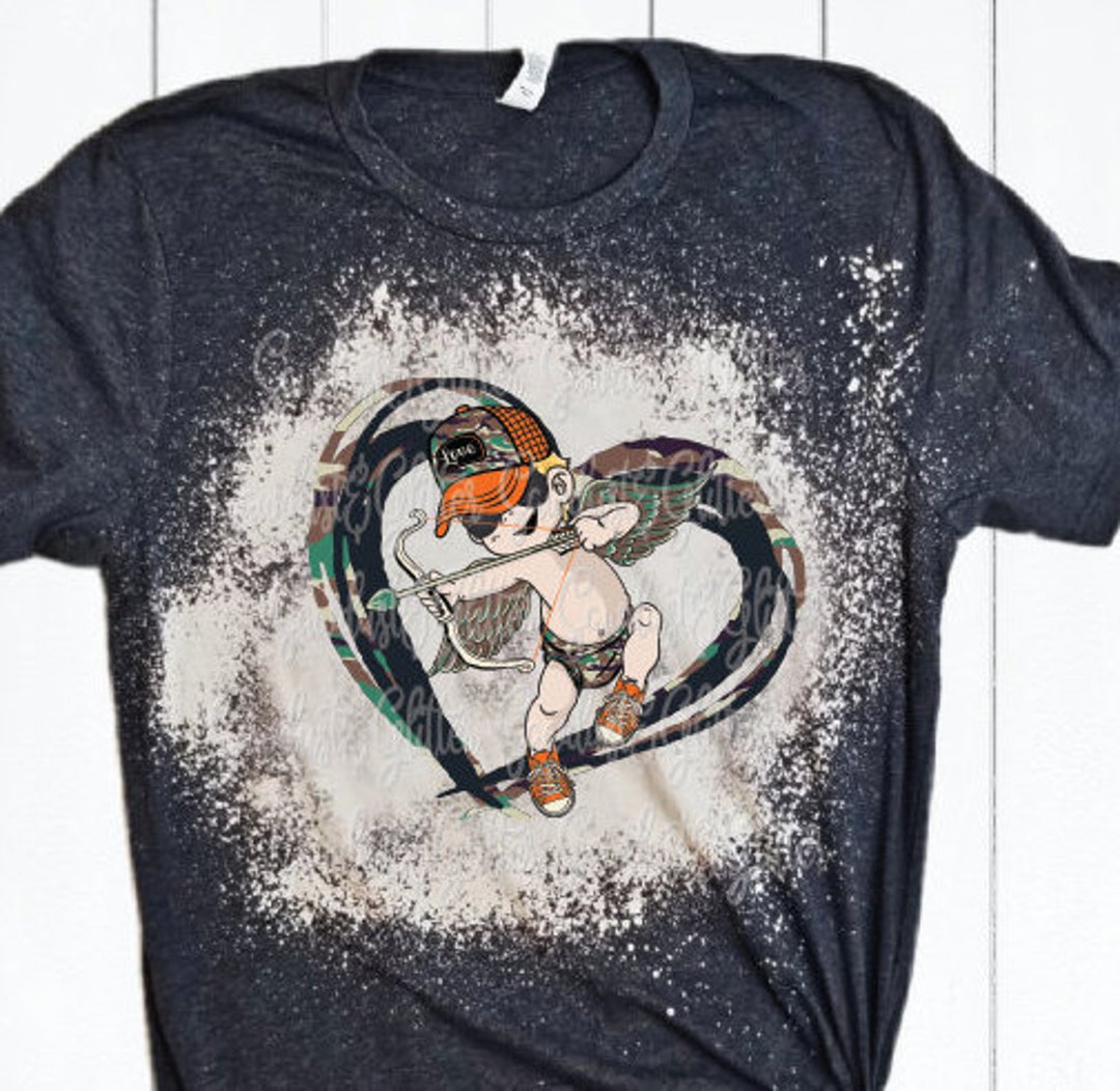 Camo Hunting Cupid Cupid Sublimation Transfer | Valentine Transfer ...