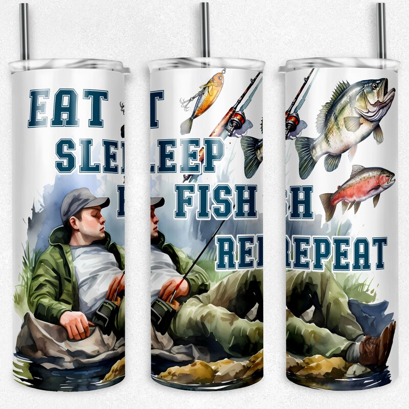 Eat Sleep Fish - Etsy