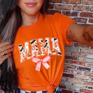Spooky Mama RTS Dtf Ready to Press, Cute Fall Transfer, Pumpkin Spice ...