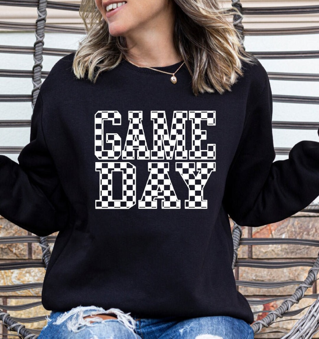Game Day Checker Screen Print Transfer, Cute Easy Shirts, Retro, Trendy ...