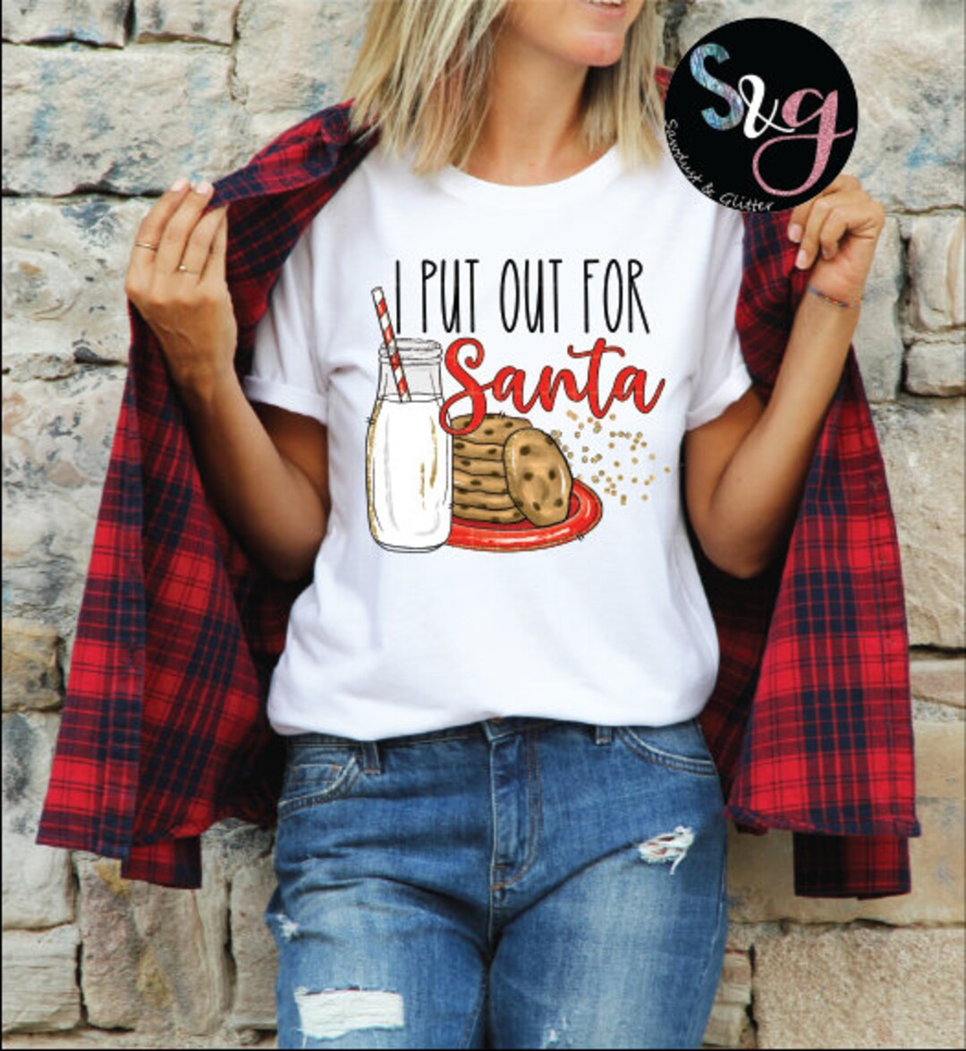 I Put Out for Santa Sublimation Transfer | Bronc Santa | Cowboy ...