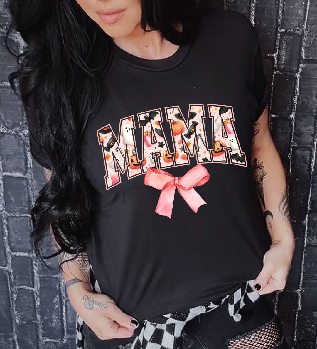 Spooky Mama RTS Dtf Ready to Press, Cute Fall Transfer, Pumpkin Spice ...