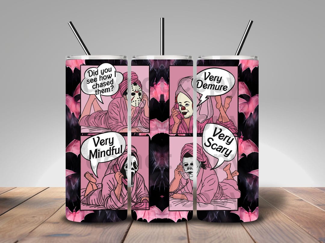 Very Demure, Very Scary 20oz Tumbler Sub Transfer, Sublimation, Easy to ...