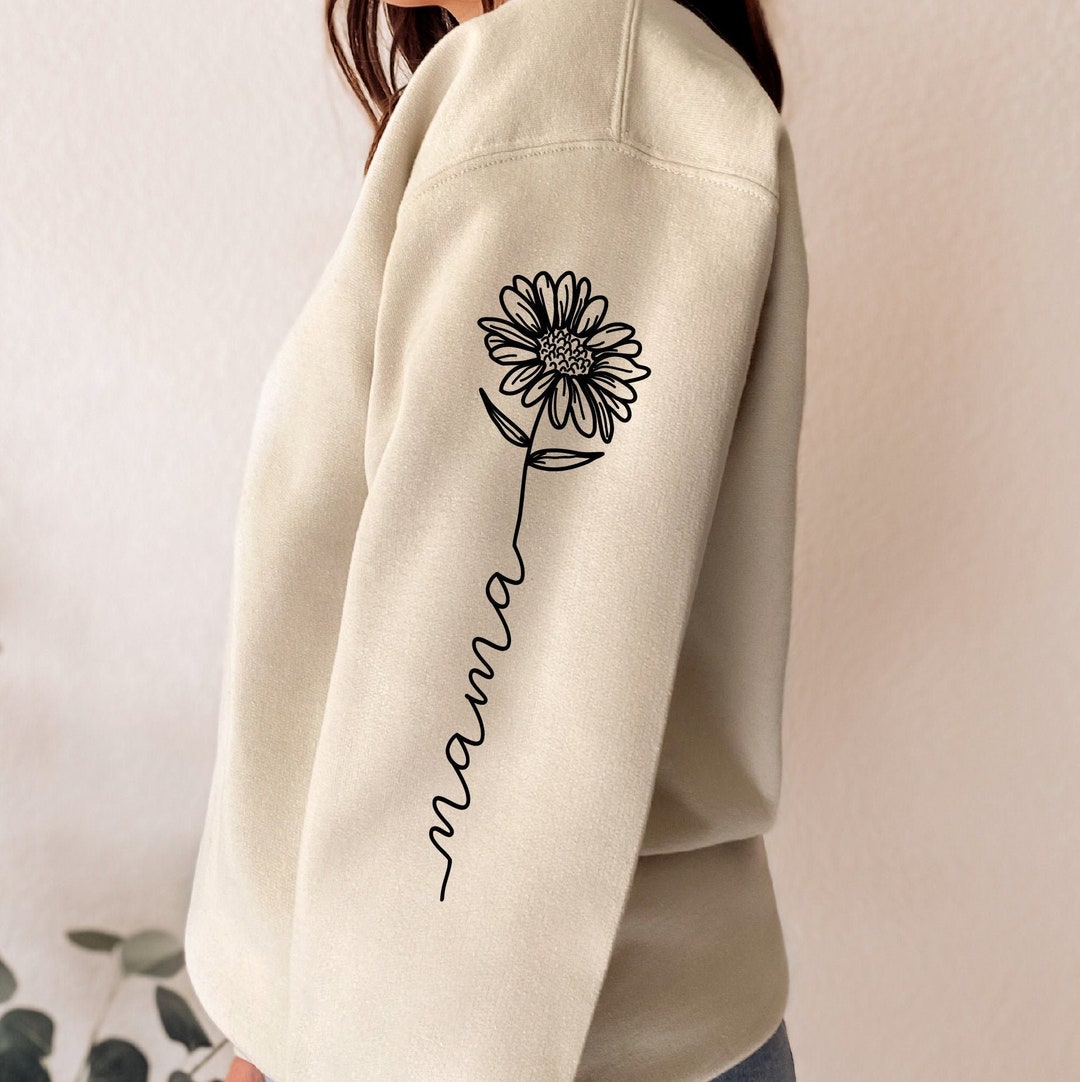 Mama Flower Screen Print Transfer Ready to Press Ready to Ship Cute ...