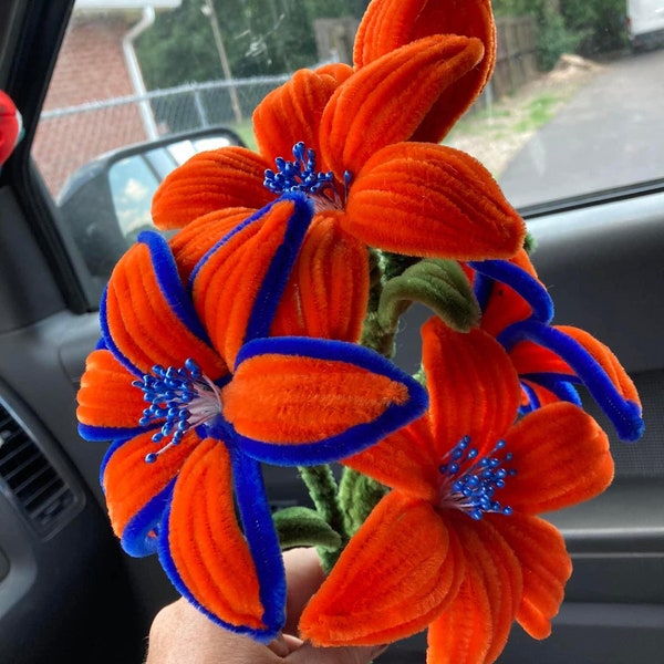 Pipe Cleaner Flower - Etsy