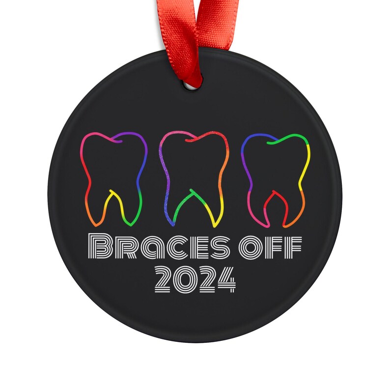 Personalized Dental Milestone, Dental Memento, Braces Two-sided ACRYLIC ...