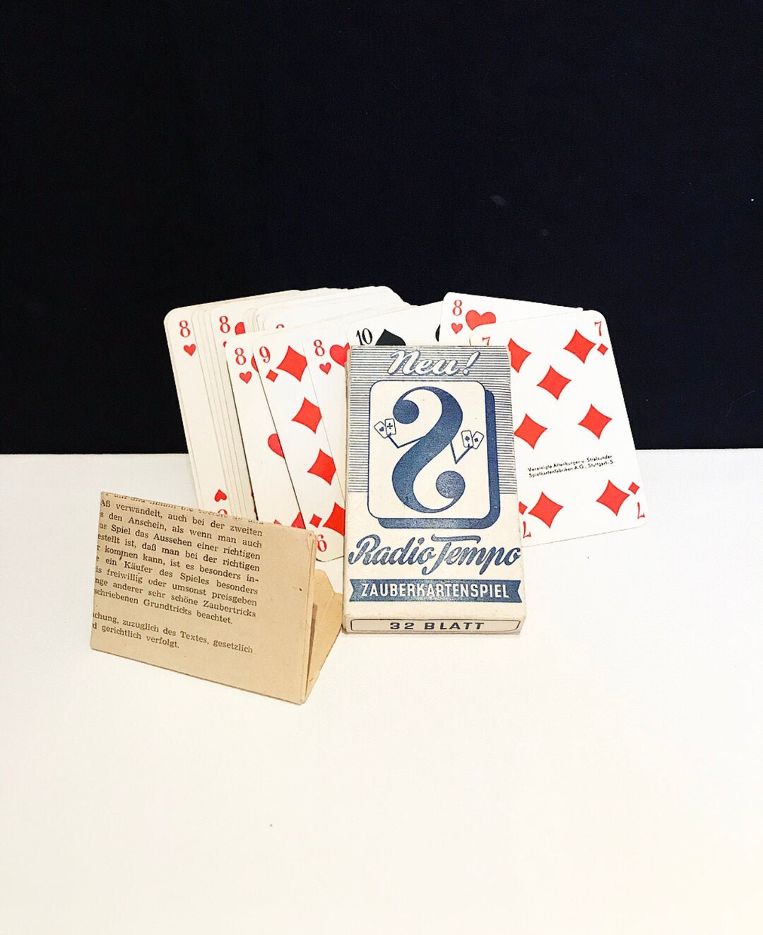 Vintage Radio Tempo magic Card Game / House of Black Art Product ...