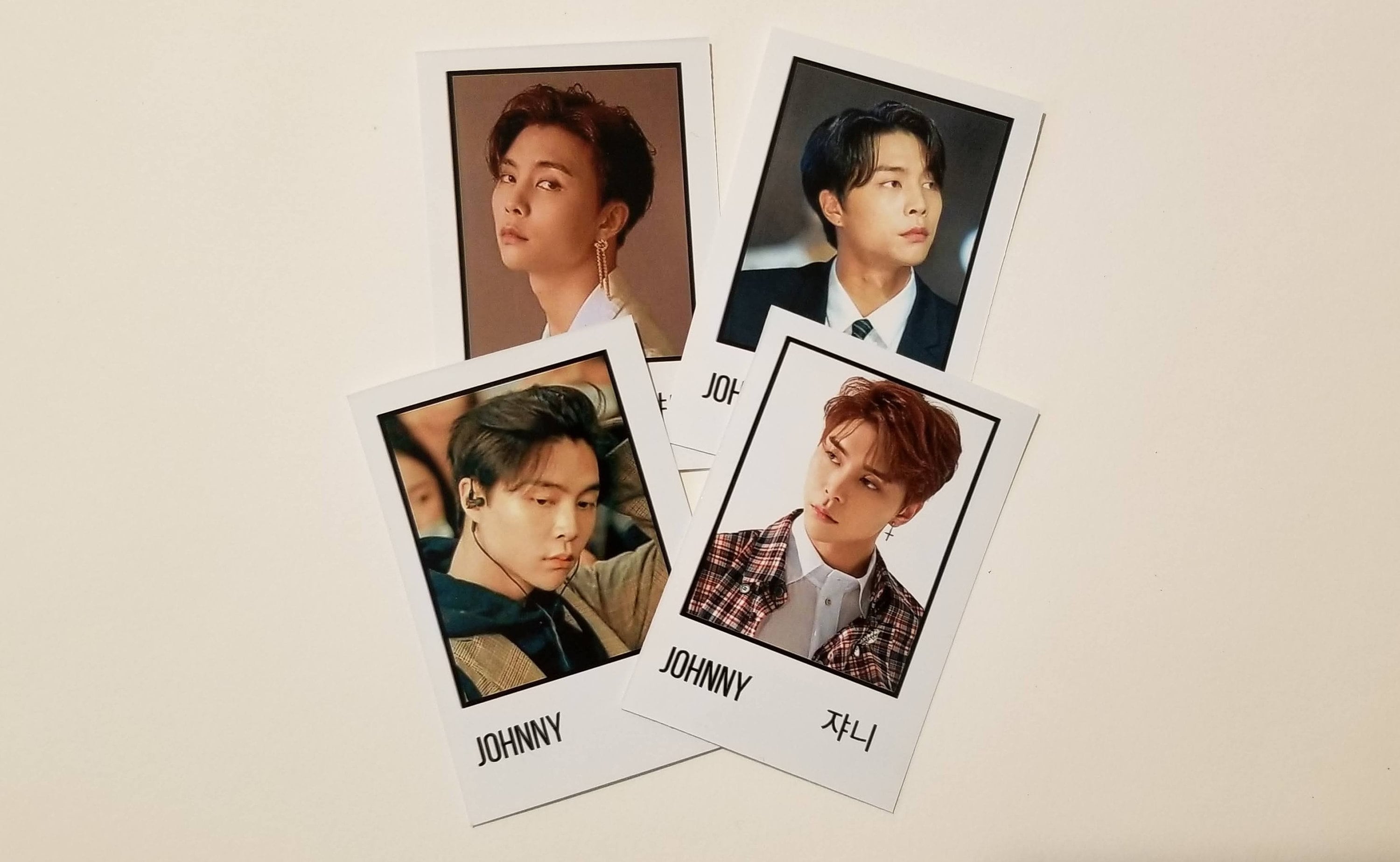 NCT 127 Johnny photo cards 4 pack photo cards kpop | Etsy