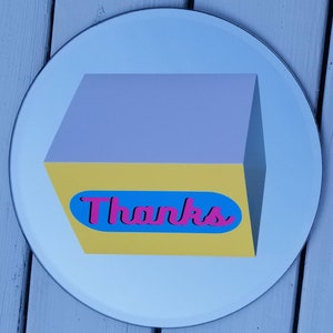 Cool Thanks Blank Greeting Card Fun Thank You Card Fun Card Cool Card ...