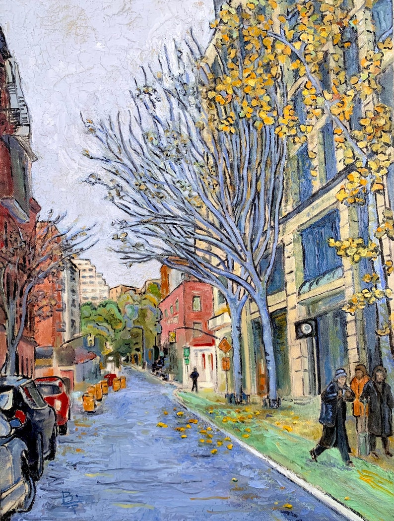 4 Original Impressionist Oil Paintings Inspired by Van Gogh and New ... 4 Original Impressionist Oil Paintings Inspired by Van Gogh and New ...