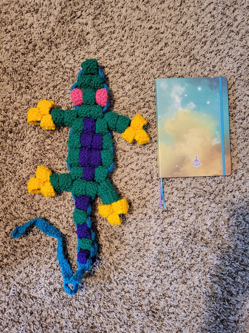 Crochet Beaded Lizard - Etsy