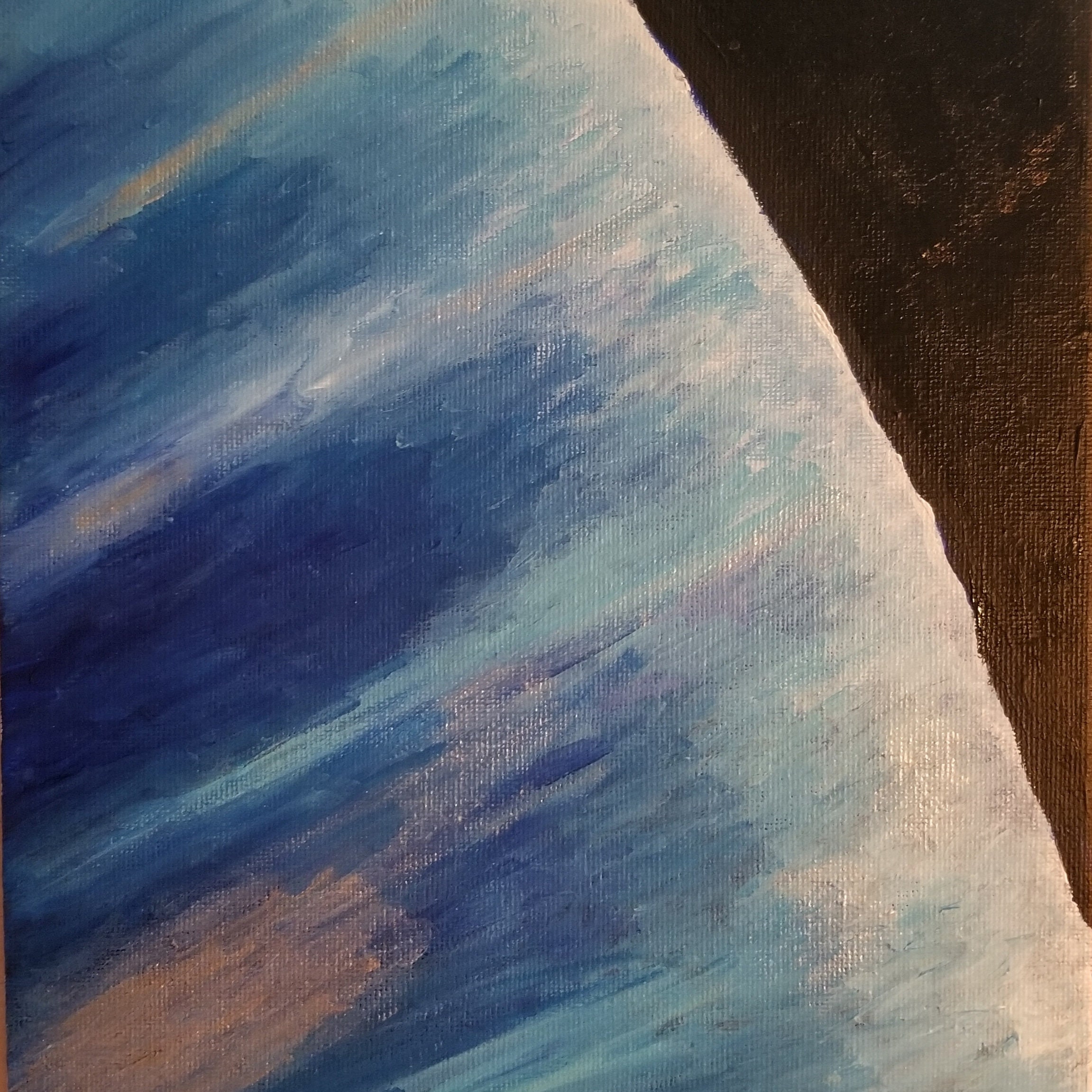 8in X 10in neptune Painting - Etsy